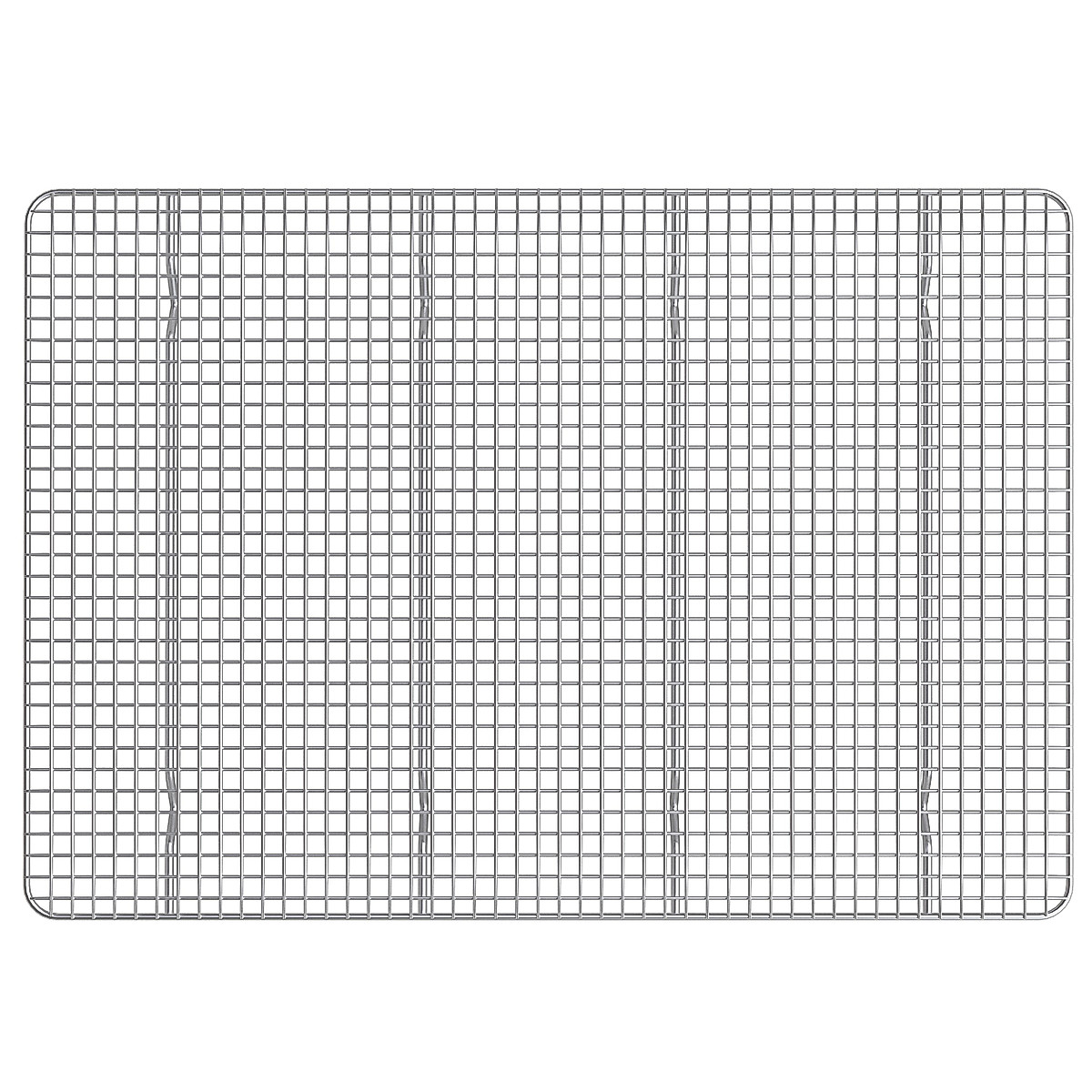 Stainless Steel Wire Cooling Rack-14"x20"-Ultra Heavy Duty, Commercial Grade, Extra Large-Cool Cookies, Cakes & Bread-Perfect for Baking Meat & Bacon-Fits 3/4 Big Sheet Pan-Oven & Dishwasher Safe