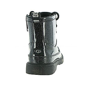 UGG K Robley Glitter Boot, Black, Size 6
