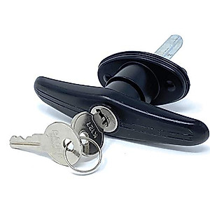 Bauer T-Handle Lock, Complete Set of Two (One Clockwise and One Counterclockwise) | Keyed K127