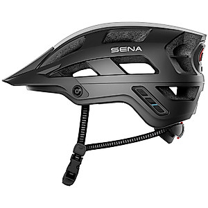 Sena Smart Communications Mountain Bike Helmets - M1 / M1 EVO (M1, Matte Black, Medium)