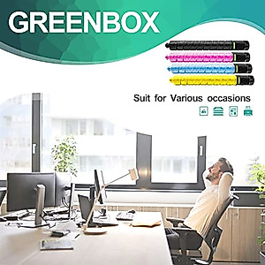GREENBOX Remanufactured TN319 TN216 Toner Cartridge Replacement for Konica Minolta Bizhub C360 C220 C280 TN216 TN319 A11G131 A11G431 A11G331 A11G231 Printer (29,000 Pages High Yield, KCMY, 4-Pack)
