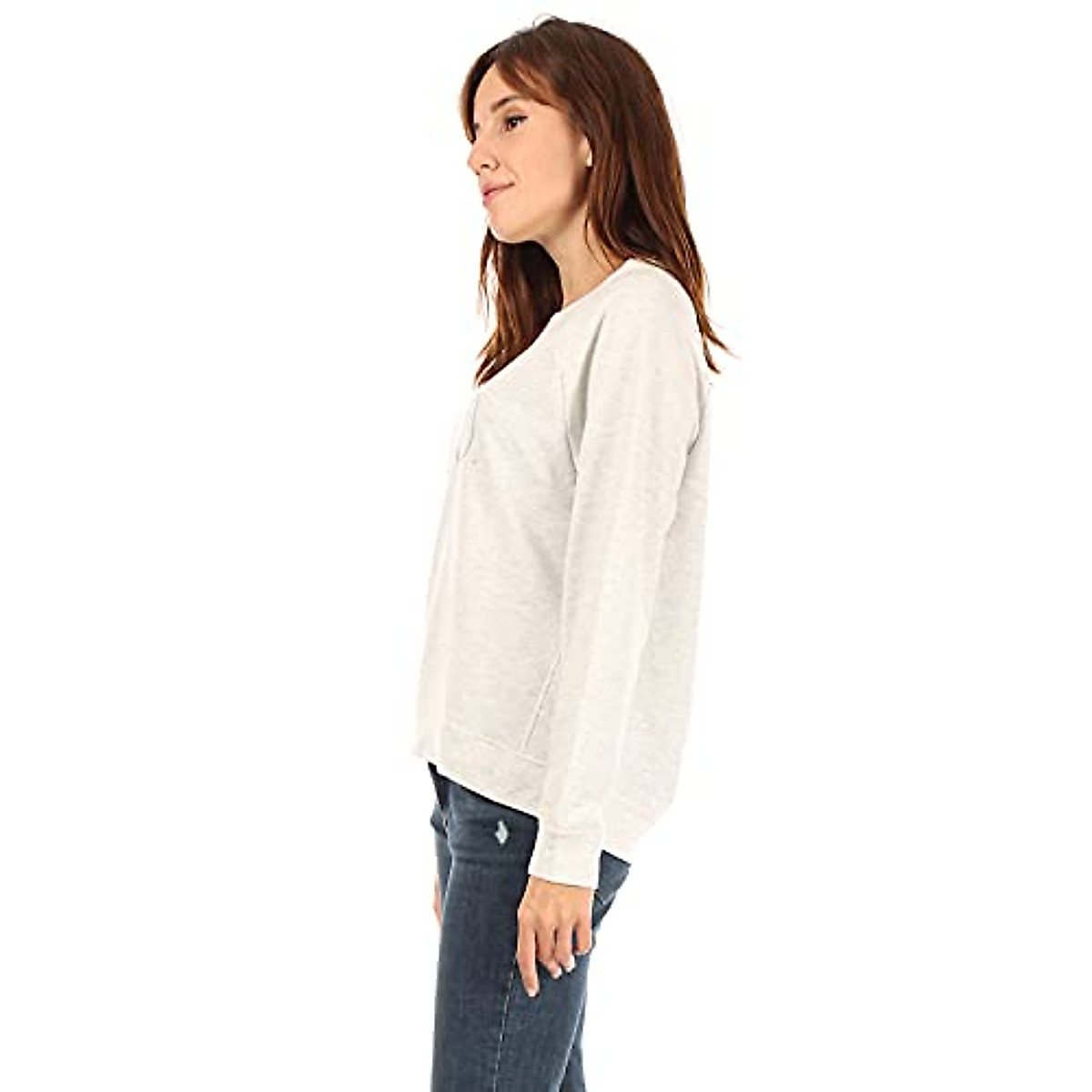 Rae Dunn Women's Studio Raglan Sweatshirt, X-Large