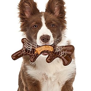 Anhozuo Stick Dog Chew Toy for Aggressive Chewers, Real Bacon Flavor, Indestructible Dog Toys, Tough Dog Chew Toys for Medium and Large Dogs, Perfect Alternative to Real Wood Stick