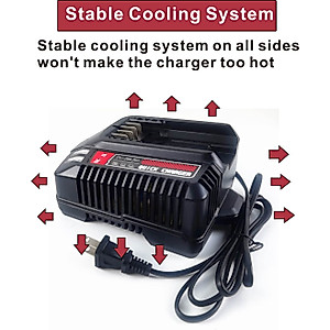 Anoitd CMCB104 Replace for 20V Craftsman V20 Lithium-ion Battery Charger for CMCB201 CMCB202 CMCB203 CMCB204 CMCB205 CMCB209,Charger CMCB100,CMCB101 CMCB104, CMCB124, CMCB102