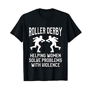 Roller Derby Player Solving Problem Skating Team T-Shirt