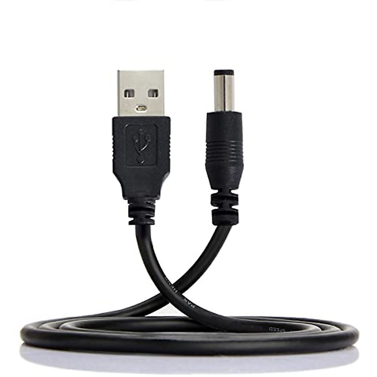 cablecc USB 2.0 Male A Type to 5.5 x 2.5mm DC 5V Power Plug Barrel Connector Charge Cable 80cm
