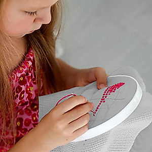 Caydo 39 by 25.6 Inch Aida Cloth 14 Count Classic Reserve Aida Fabric Big Size Cross Stitch Fabric for Embroidery Craft and Needlework（Gray）