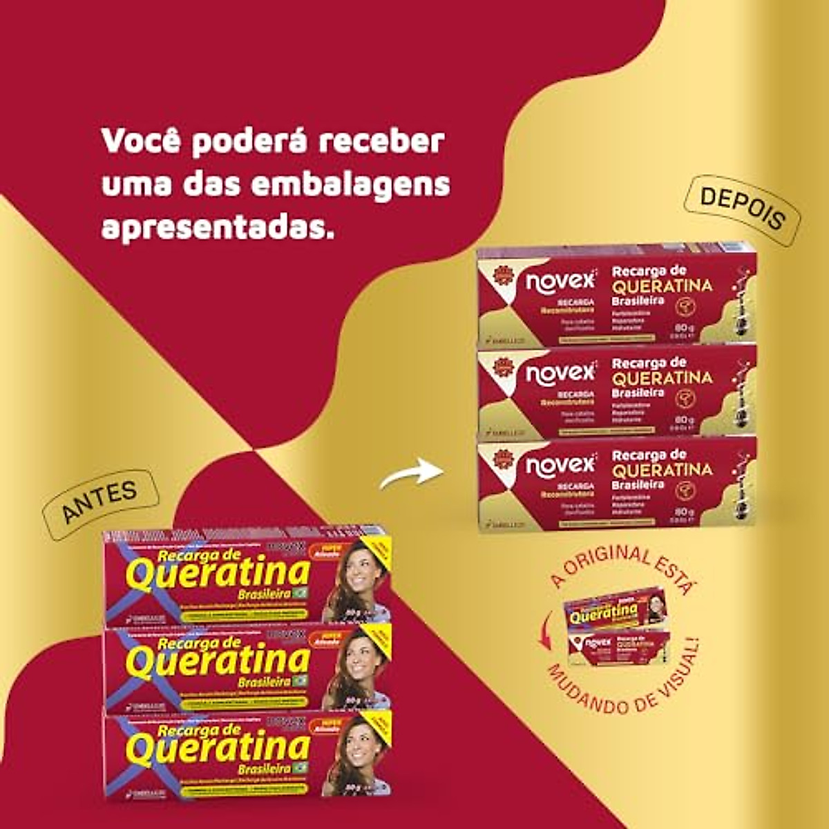 Novex Keratin Recharge Leave in Conditioner - Reconstructive Keratin, Frizz control & Damage Repair