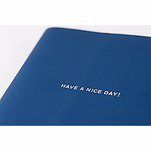 Hobonichi Techo Cousin Cover [A5 Cover Only] Have a Nice Day! (Blueberry)