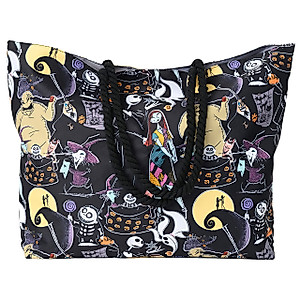 Disney Tote Nightmare Before Christmas Jack Skellington Print Lightweight Bag