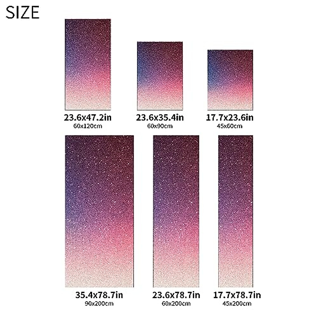 IOACIY Privacy Window Film Frosted Glass Sticker for Home Office Static Anti-UV Window Paper Decorative Window Covering for Bathroom (Universe Outer Space Starry Sky Red Blue-235, 17.7" x 23.6")