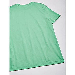 Nautica mens Short Sleeve Solid Crew Neck T-shirt T Shirt, Mint Spring Solid, Large US