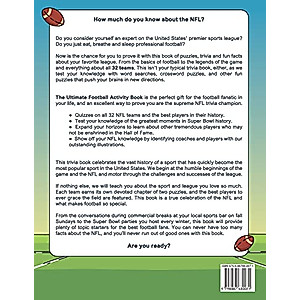 The Ultimate Football Activity Book: Crosswords, Word Searches, Puzzles, Fun Facts, Trivia Challenges and Much More for Football Lovers! (Perfect Football Gift)