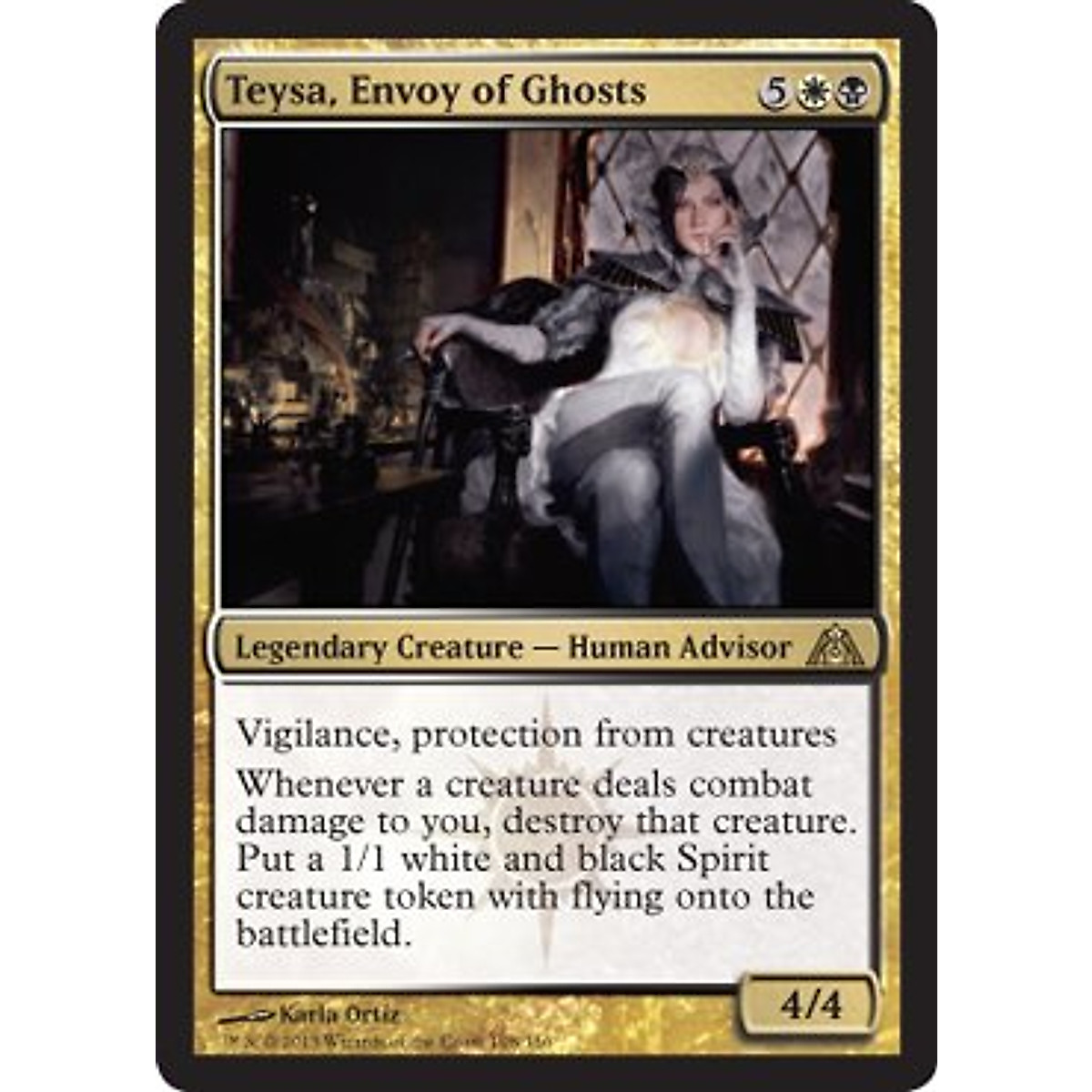 Magic The Gathering - Teysa, Envoy of Ghosts - Dragon's Maze