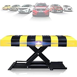 Parking Barrier Post Safety Bollard Automatic Parking Barrier Automatic Parking Lock Carport with Remote Control, Auto Lift Private Car Parking Latch Space Lock, Car Park Driveway Guard Saver