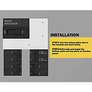 GenCap Generator Interlock Kit Compatible with Murray or Siemens 150 amp or 200 amp Panels, for Safe Usage of Portable Power During Outage