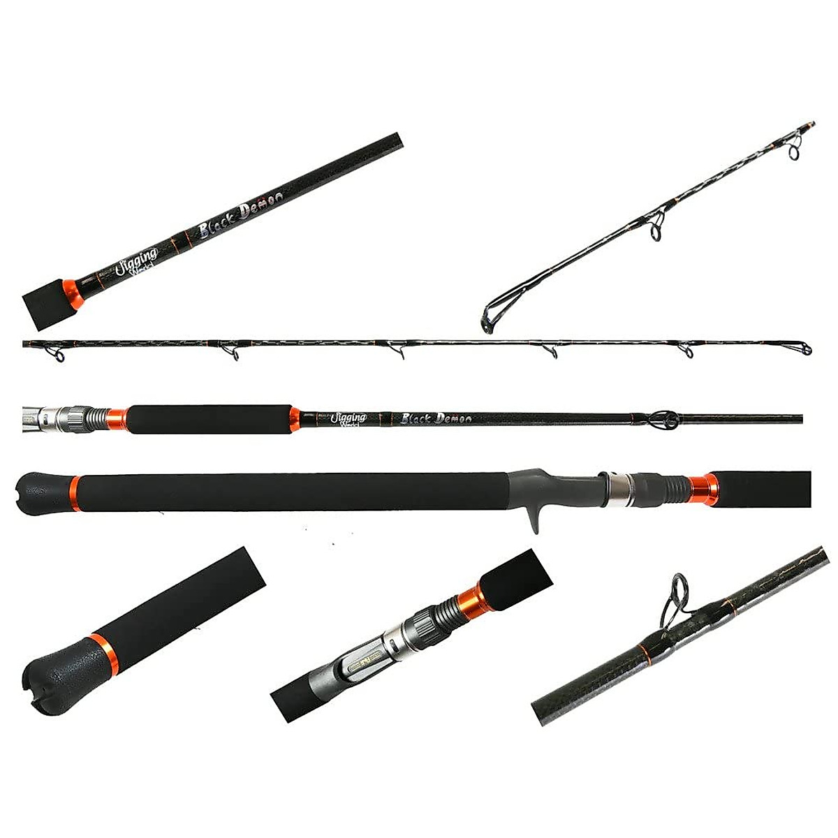 Jigging world Black Demon Bottom Fish/Black Fish Rod - BDC7.5M