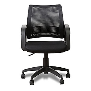 Leick Black Mesh Back Office Chair