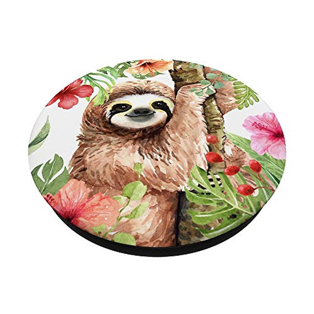 Tropical Animal Pop Gift Cute Socket Sloth For Girls PopSockets PopGrip: Swappable Grip for Phones & Tablets