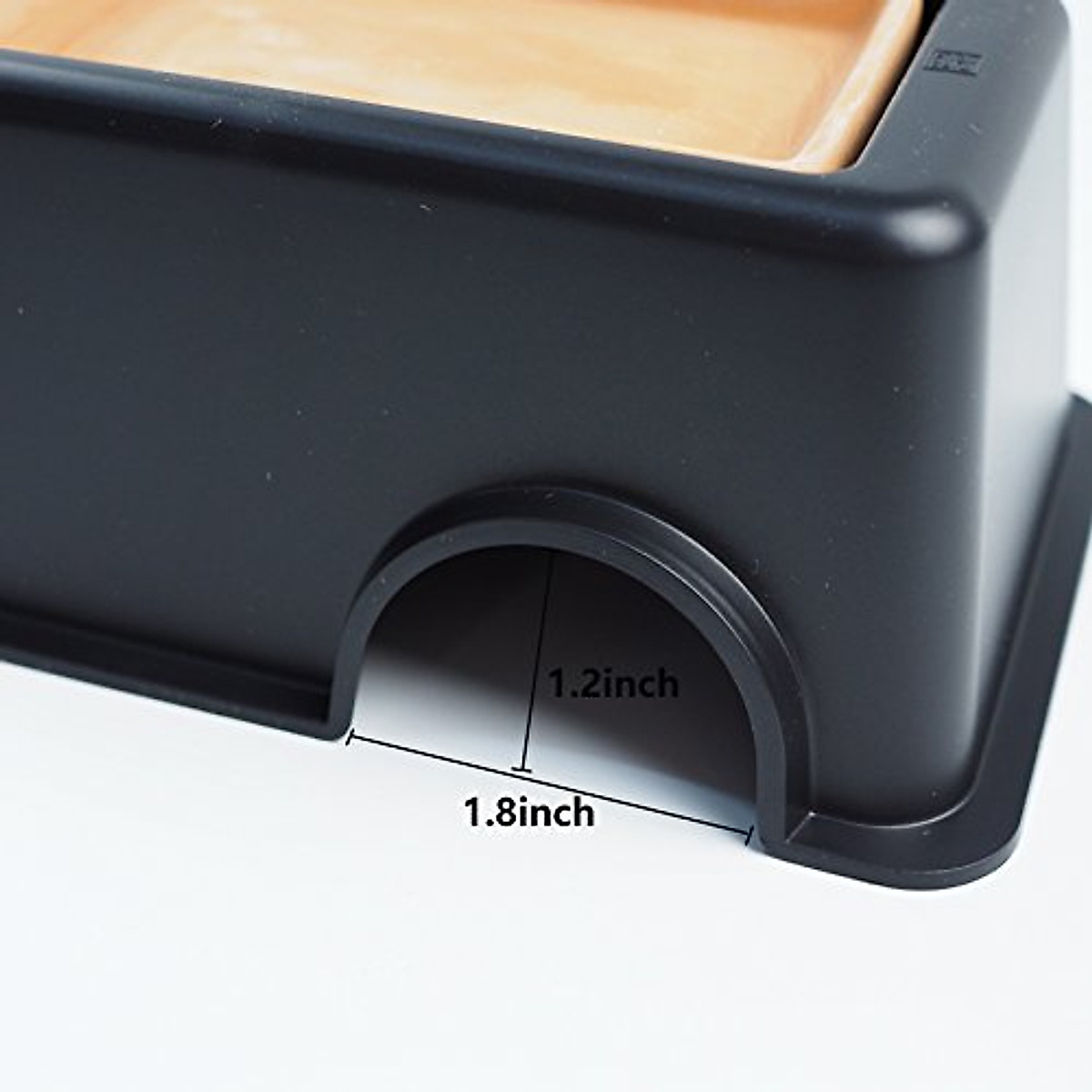 OMEM Reptile Hideout Box with Sink to Increase Humidity and Water Supply