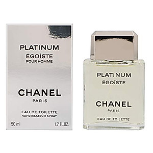 Egoiste Platinum by Chanel for Men, Eau De Toilette Spray, 1.7 Ounce