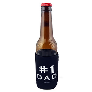 Funny Guy Mugs #1 Dad Collapsible Neoprene Can Coolie - Drink Cooler