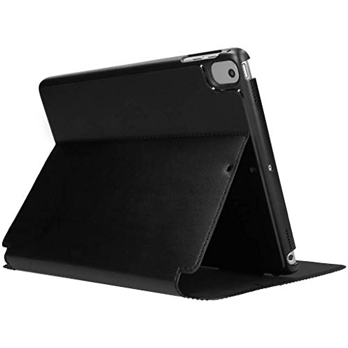 Speck Products Compatible Case for Apple iPad 9.7-Inch (2017), 9.7-Inch iPad Pro, iPad Air 2/Air, BalanceFolio Leather Case, Black/Black