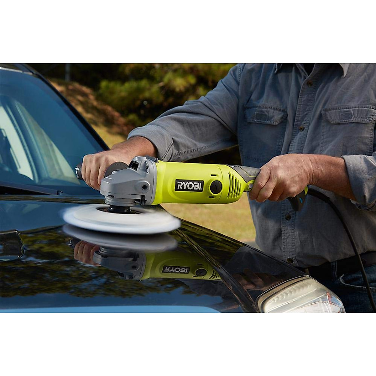 RYOBI 7 in. 10 Amp Angle Grinder