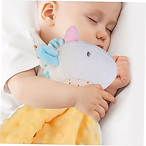 TOYANDONA Animal Security Blanket Baby Comforter Toy Animals Baby Animal Baby Blanket Doll Comforter Toy Comforter Doll Safety Blanket Appease Baby Down Cotton Bibs Baby Security Blanket