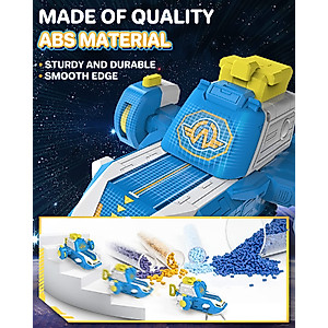 Super Wings Mini World Aircraft Playset, Includes 2" Transform-a-Bot Jett and Gold Coins & Parcels, Preschool Educational Learning Toys for Age 3+, Birthday Gifts for Kids