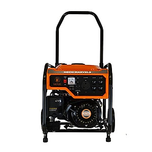 Mech Marvels MM4350C Portable Generator, Orange