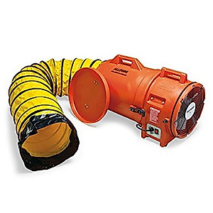 Allegro Industries 9543‐15 Plastic Compaxial Blower, AC with 15' Ducting and Canister Assembly, 12"