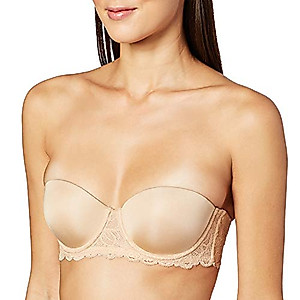 Calvin Klein Women's Seductive Comfort Lift Strapless Multiway Bra, Bare, 36A