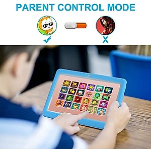 Tablet for Kids,Tagital T10K Kids Tablet 2GB RAM 32GB ROM Android 10,10.1 inch Display with WiFi,Bluetooth,Kids Mode Pre-Installed,WiFi Android Tablet (2021 Version) (Blue),Touch