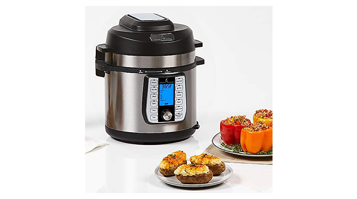 Emeril Everyday 8 Qt Pressure Air Fryer with Accessories