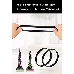 Fullclean Belts Replacements Compatible with Bissell Style 7/9/10/12/14 P/N 3031120 CleanView Swivel Upright Rewind Pet 2252 2489 22543 2254 2486 24899 Vacuum Cleaner,2 Pack