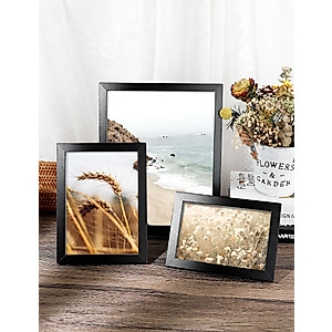 Annecy 4x10 Picture Frames (1 Pack, Black), Simple Designed Photo Frame, For Pictures 4x10 for Wall Mounting, Classic Simple Home Office Decor