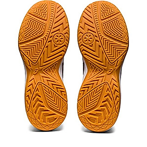 ASICS Kids Upcourt 5 GS Sneakers for Little, and Big Kid - Textile Upper with Lace-Up Closure, and Eye-Catching Design White/Black 6 Big Kid M