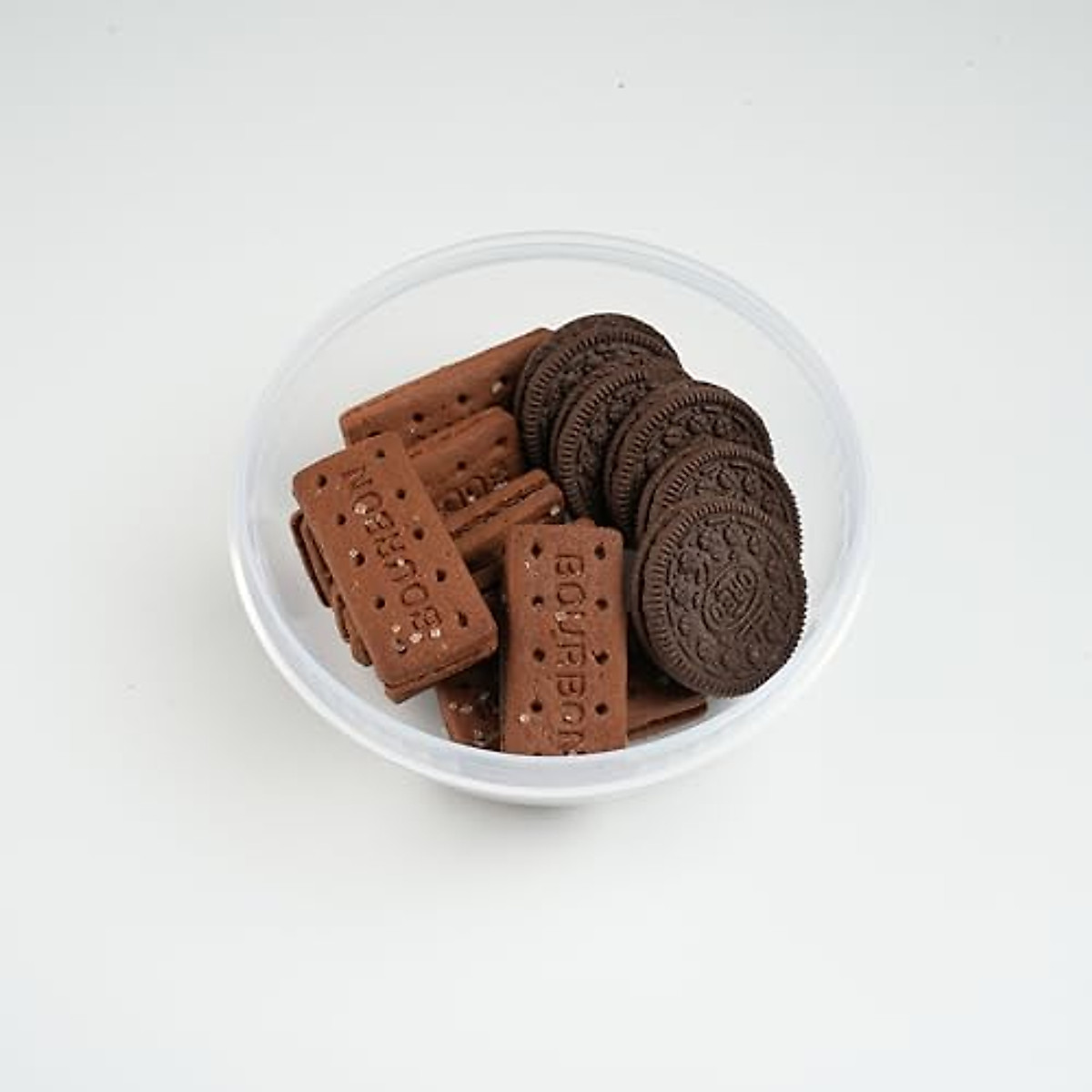 Unica Round Food Container, BPA-free Microwave Bowls with Lids, Airtight Container, Mixing Bowl Set, Freezer & Dishwasher Safe, Set of 3, Coral, 8 oz, 4.56x4.56x1.61 in