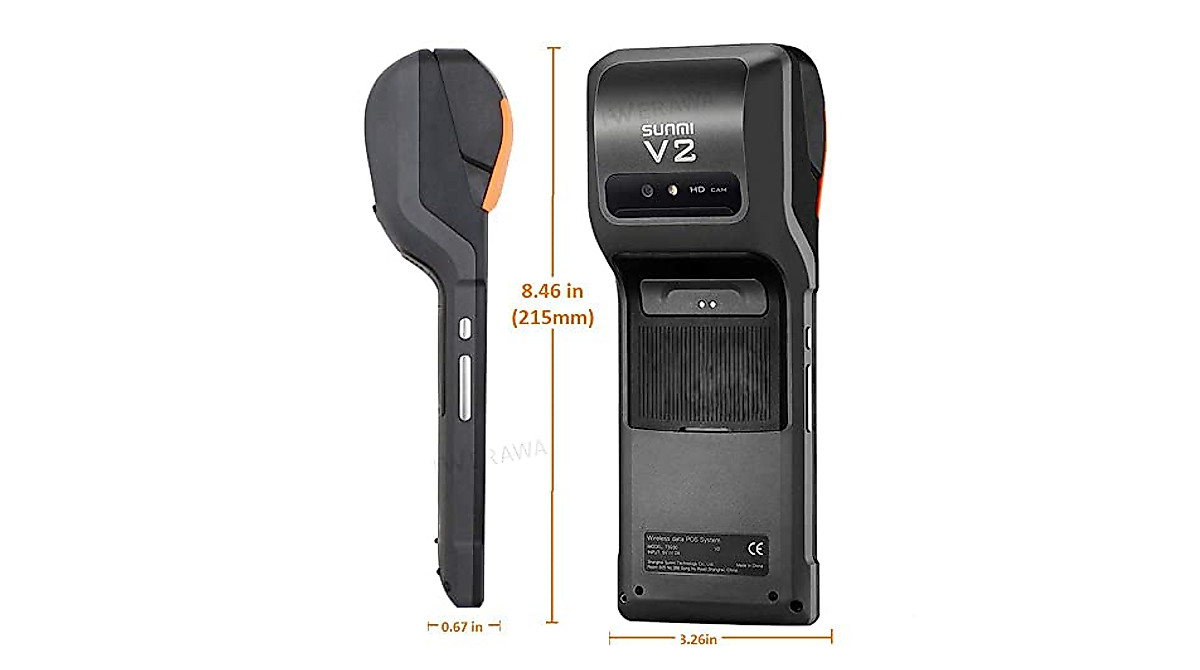 SUNMI V2 Portable POS Printer with 58mm Thermal Printing & Scanner