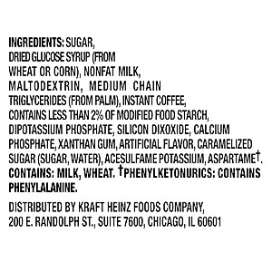 Maxwell House Iced Hazelnut Latte with Foam All in One Drink Mix, 5.82 oz, 6 Packets