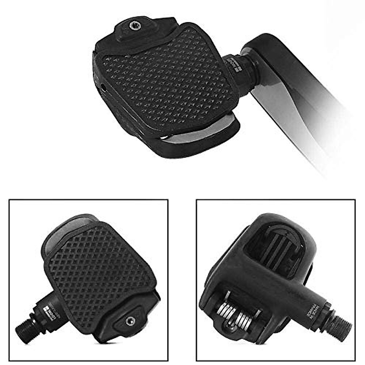Thinvik Bike Clipless Pedal Adapters for Look Keo Sprint/Classic/Max Carbon/Blade Carbon Ti Clipless Pedal Convert to Universal Platform Pedal