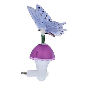 Hemobllo Butterflies Visual Lamp 7 LED Lamp 3D Night Light Lamp LED Lamp for Bedroom