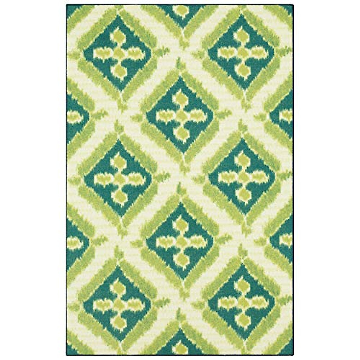 Mohawk Home Summer Splash Area Rug, 5 ft x 8 ft, Teal