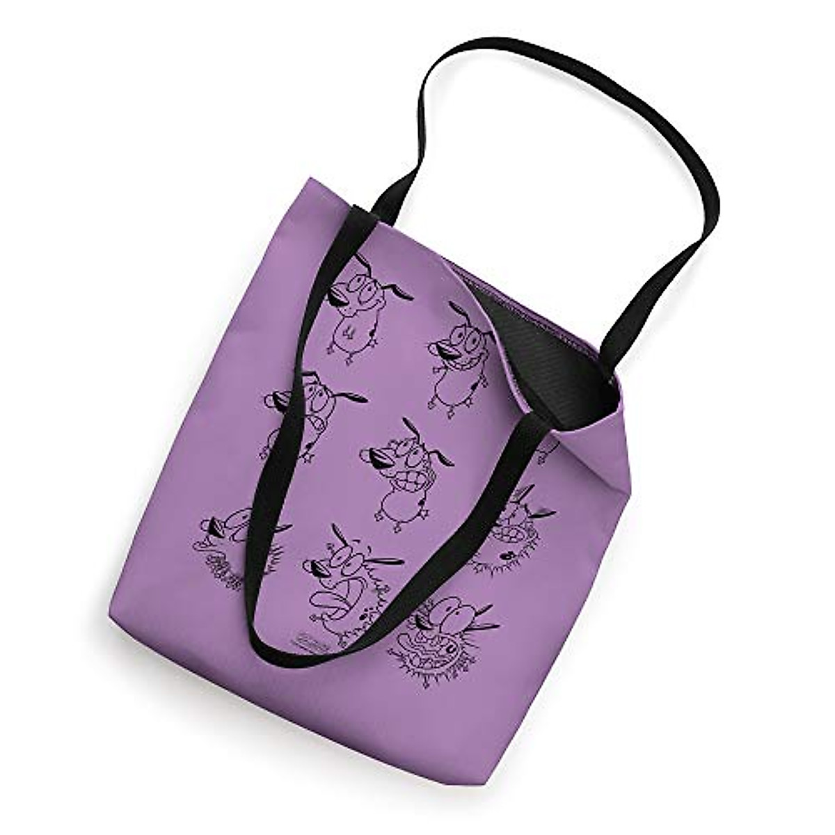 Courage the Cowardly Dog Courage Poses Tote Bag