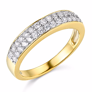 14k Yellow Gold SOLID Wedding Band - Size 5