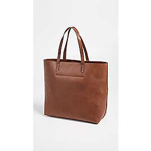 Madewell Women's Zipper Transport Tote, English Saddle, Tan, Brown, One Size