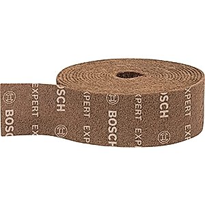 Bosch Professional 1x Expert N880 Fleece Roll (for Steel Sheets, Width 100 mm, Length 10 m, Accessories Hand Sanding)