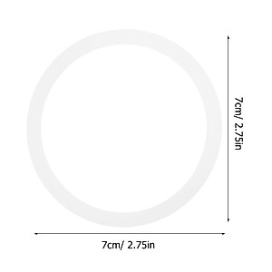 UPKOCH 20pcs Jar Lids Rings Wide Mouth Silicone Gasket for Glass Jars Lids Sealing Rings Jars Seal Rings -leak Sealing Ring Wide Bottle Silicone Rings Airtight Seals Ring