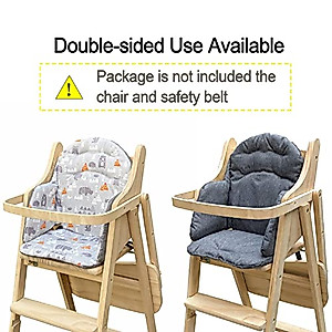 ZARPMA Highchair Cushion Insert Baby High Chair Cover Pad Chair Seat Cushion Liner Mat Padding Wooden Highchair Protection Pad